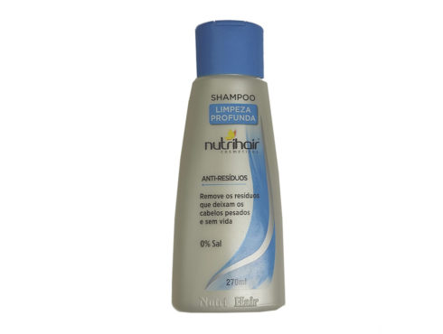 Nutri Hair Shampoo Limpeza Profunda 270ml | Cosmética na Web