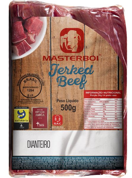 Jerked Beef Charque Dianteiro 500g | Supertem