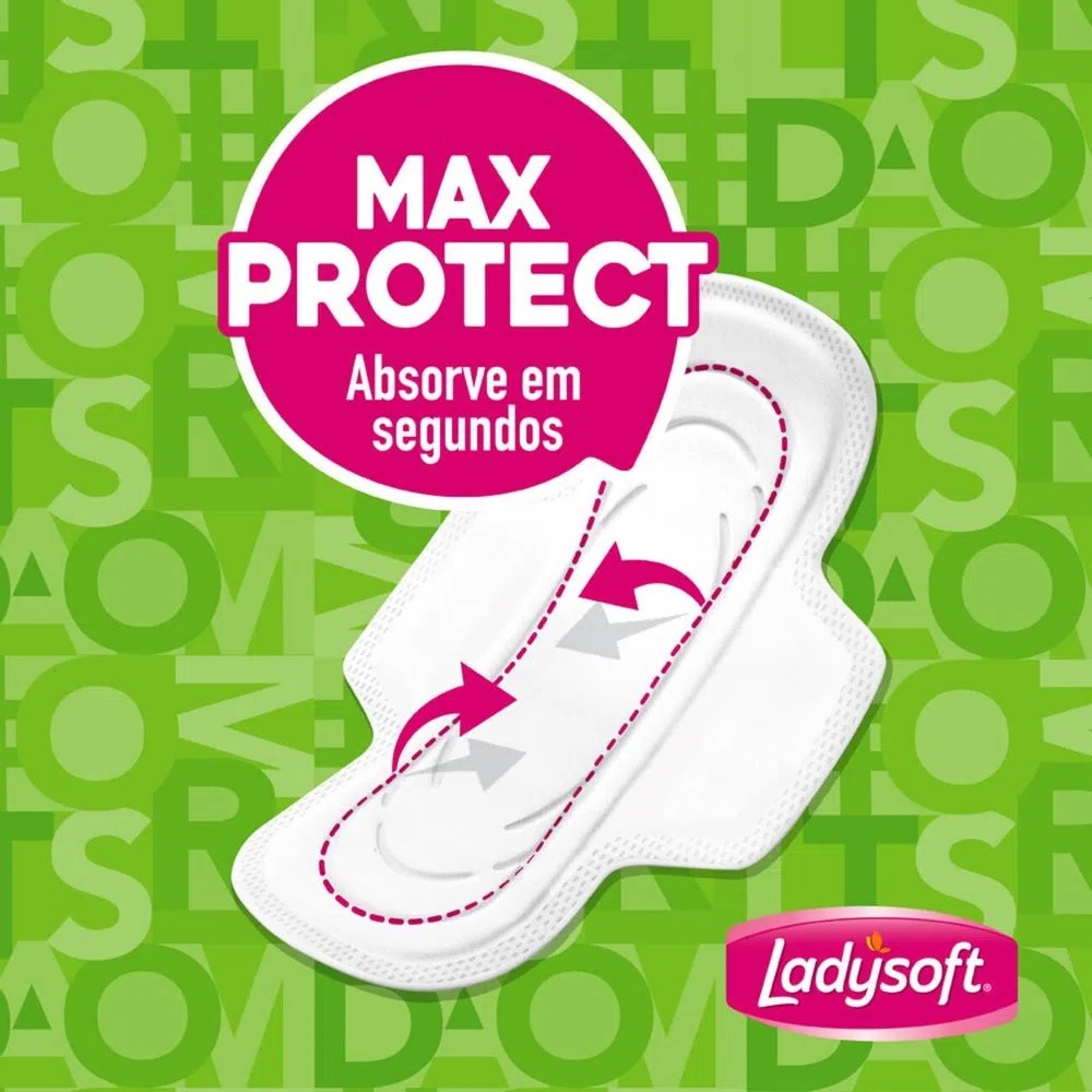 Absorvente Ladysoft Normal Suave C/abas 28un | Lojas Pinguim