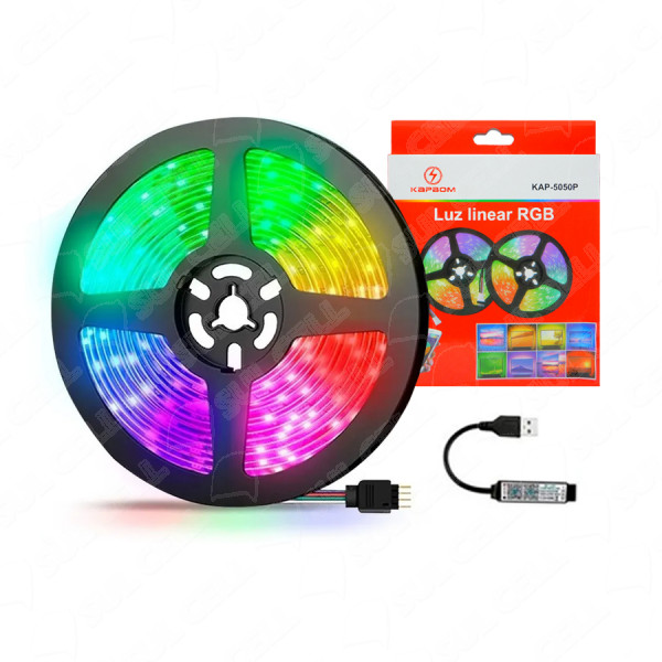 Luz Linear Rgb Kap-5050p, Kapbom | Lojas Pinguim