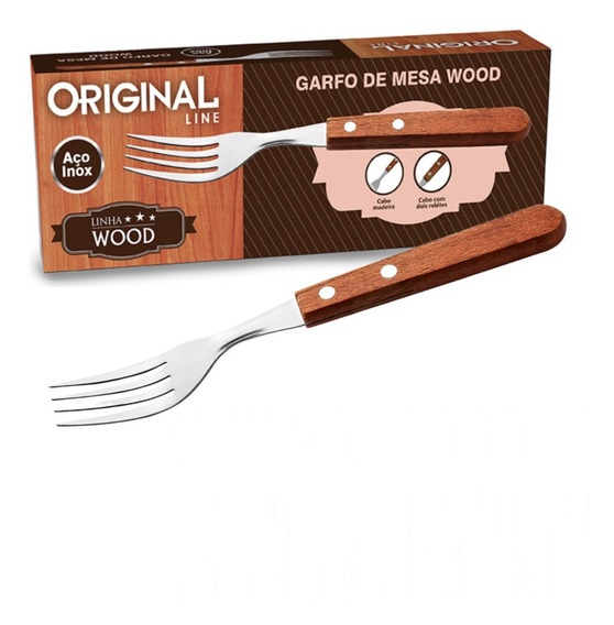 Garfo De Mesa Wood, Original | Lojas Pinguim